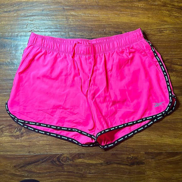 Reebok | Shorts | Reebok Hot Pink Athletic Shorts Built In Underwear ...